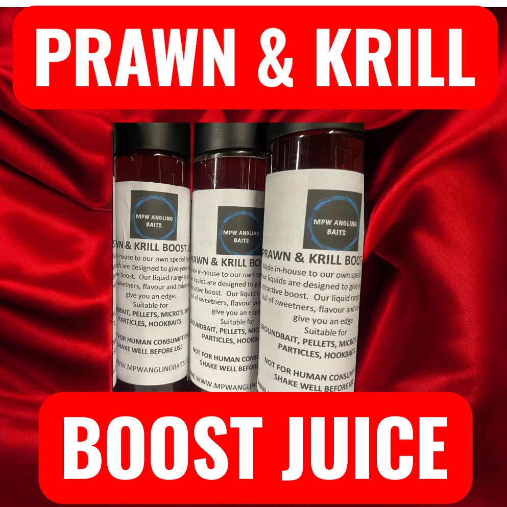 MPW BOOST JUICE LIQUID PRAWN & KRILL 500ML – MPW ANGLING BAITS